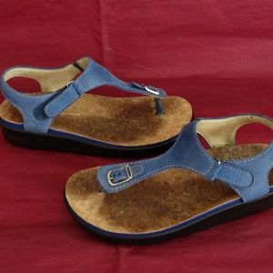 SAS | Shoes | Sas Marina Blue Sandals Size 4 | Poshmark
